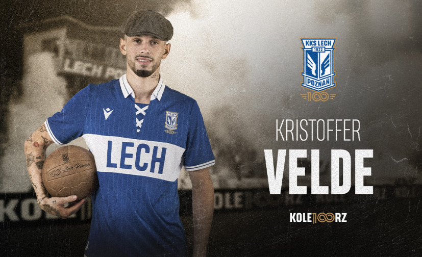 Kristoffer Velde piłkarzem Lecha Poznań